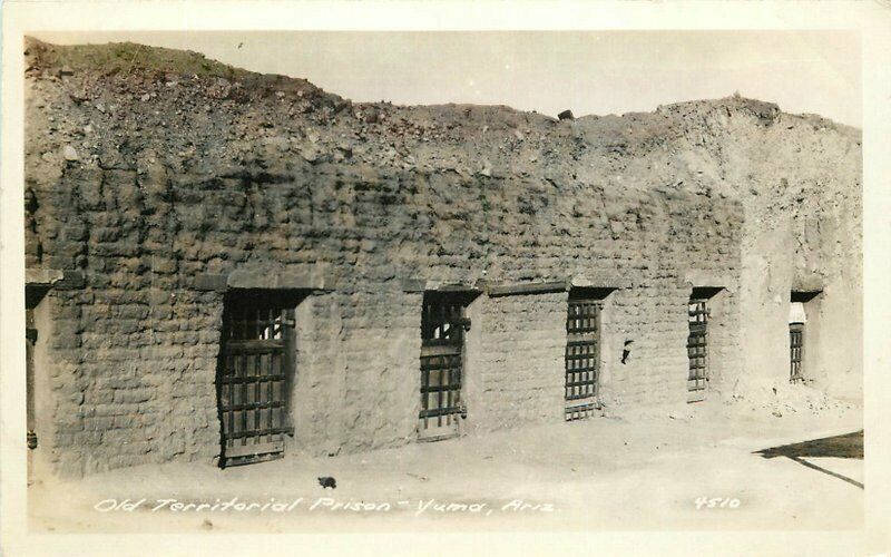 1930s Old Territorial Prison Yuma Arizona RPPC Photo Postcard 8522 ...
