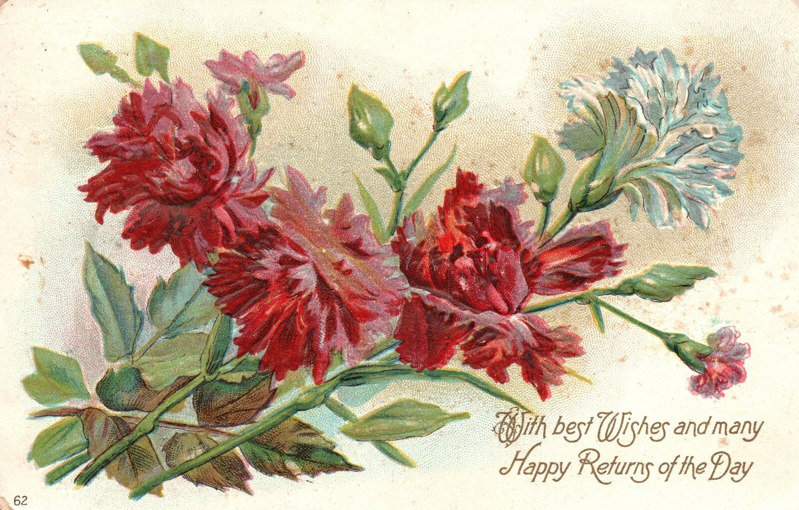Vintage Postcard 1910 Best Wishes & Many Happy Returns Day Greetings ...