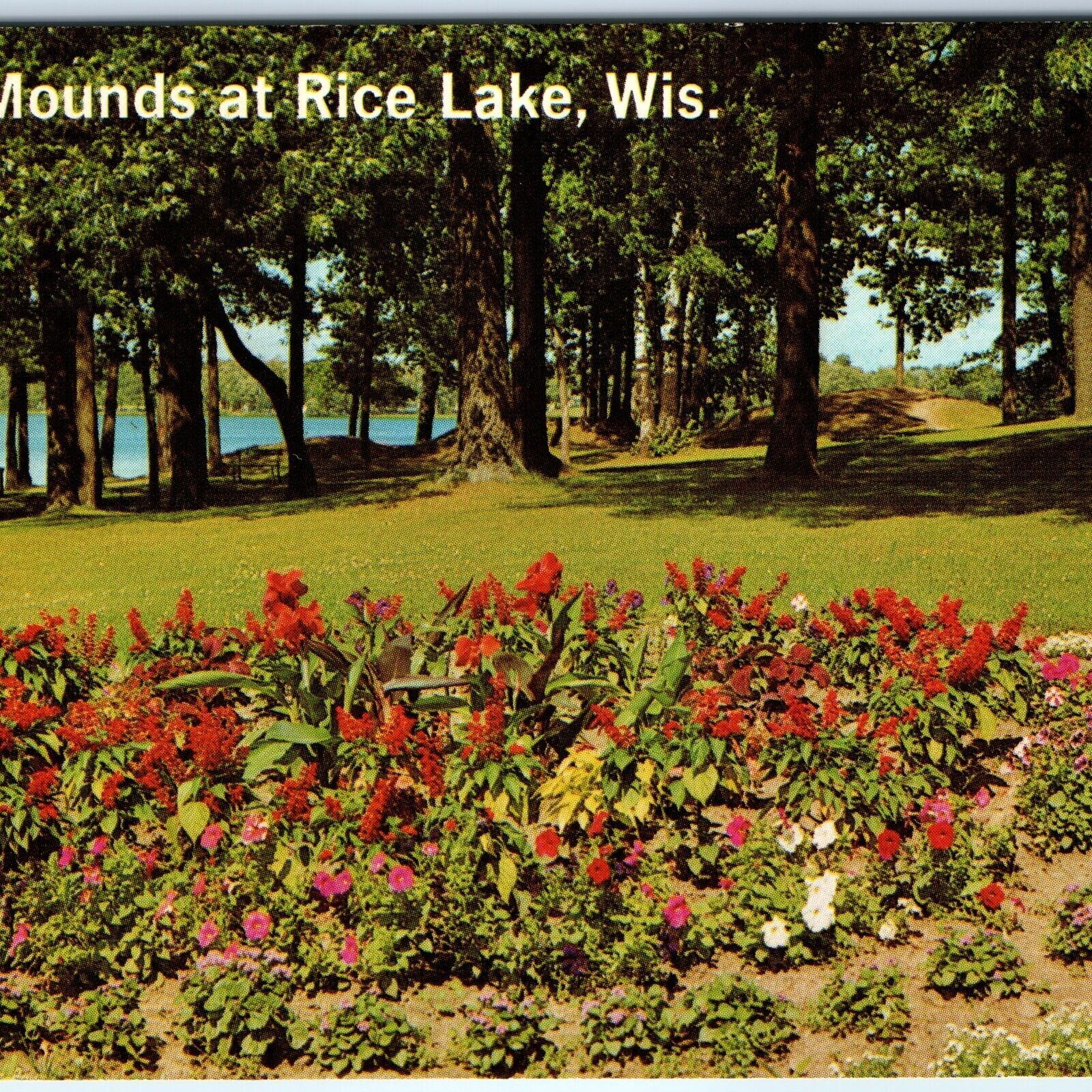 c1970s Rice Lake WI Indian Mounds Native American Ancient Prehistory ...