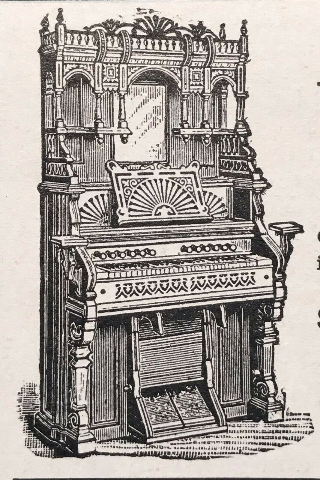 1892 Victorian Print Ad Palace Organs Loring & Blake Organ Co. 2T1-52 ...