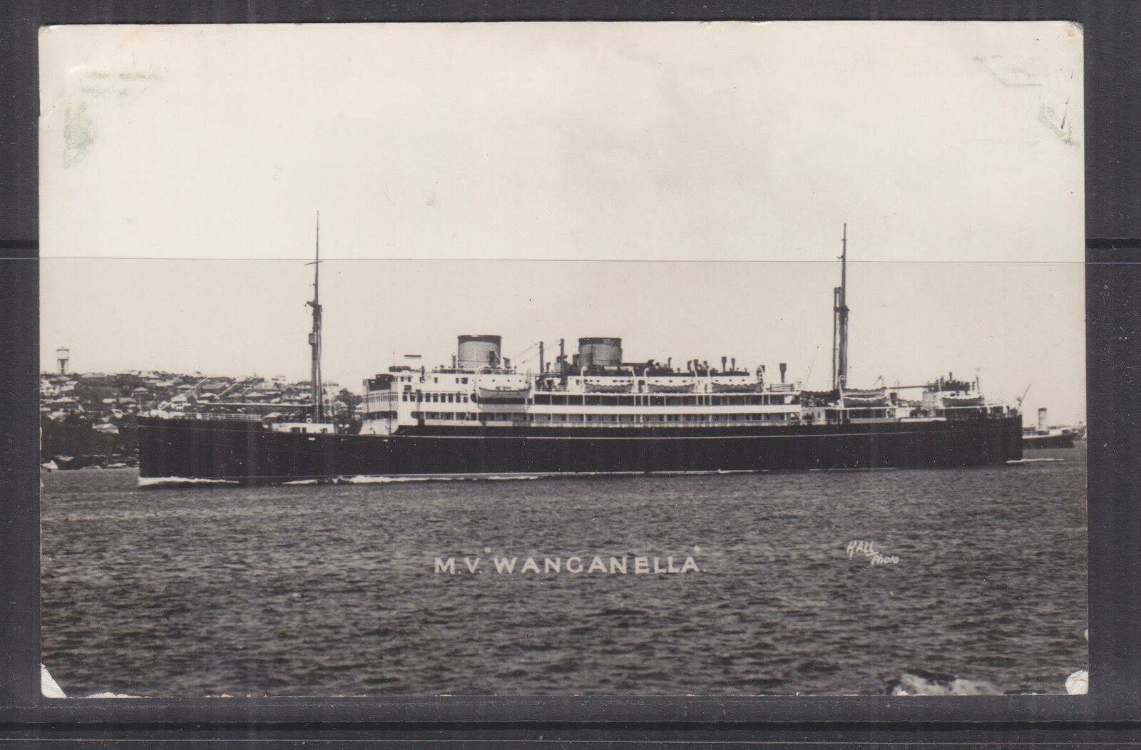 MV Wanganella, Australia, Huddart Parker Line, C1930 Ppc., Unused ...