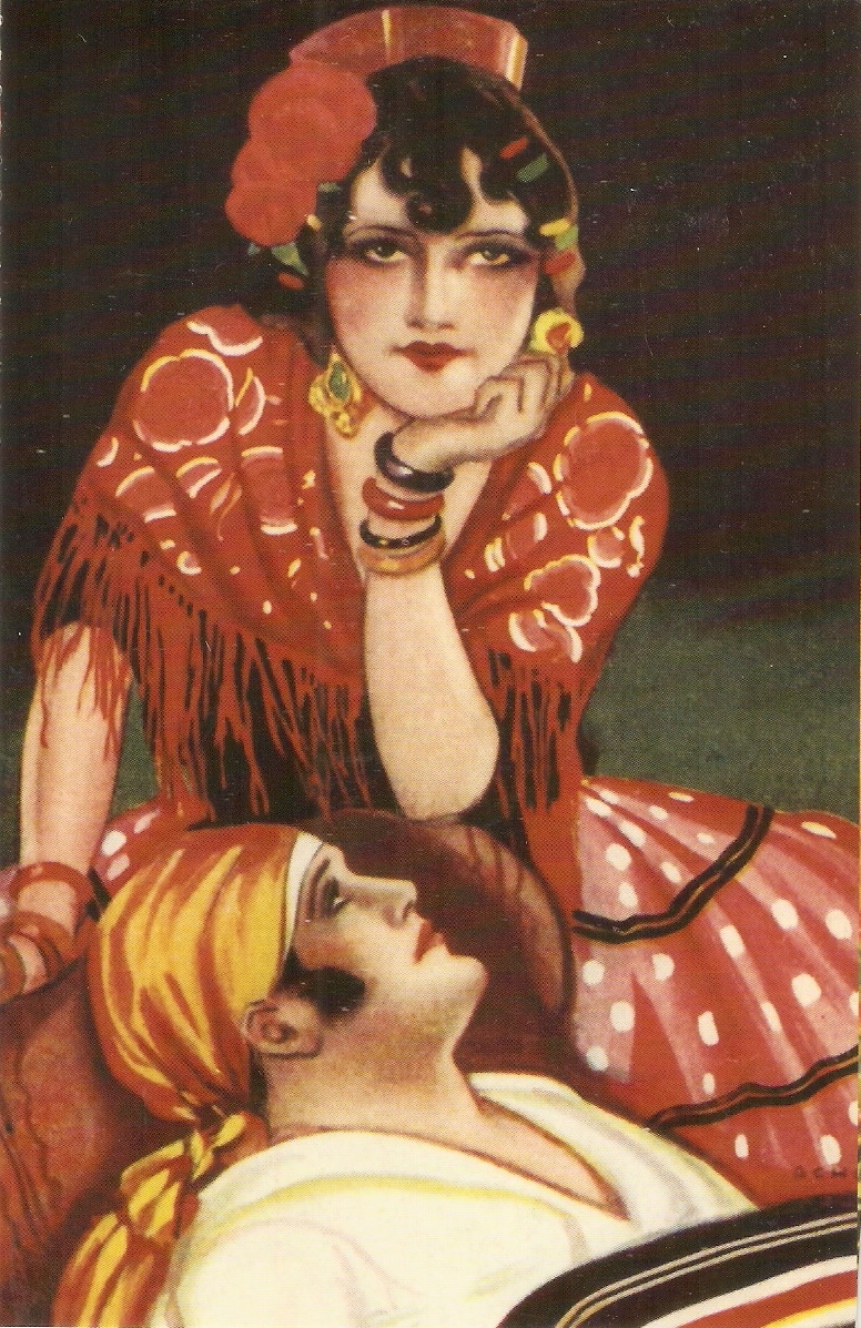 "Couple. The bandit and his girl friend" Nice modern Spanish card ...