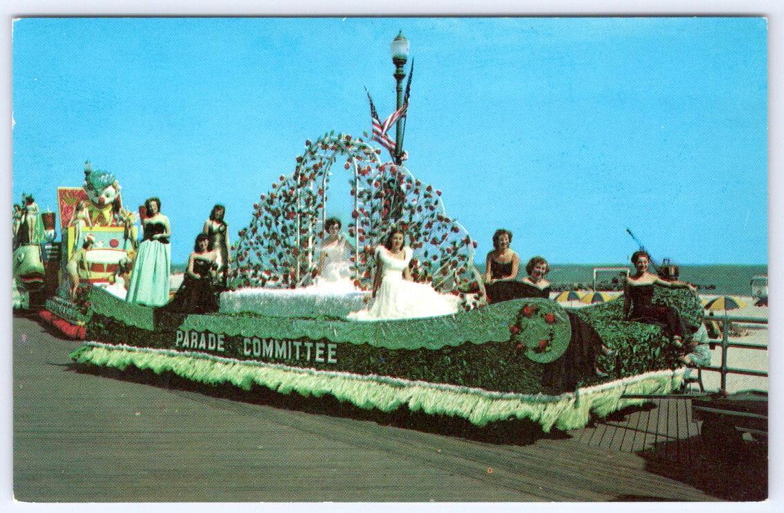Miss America Parade Committee Float Atlantic City New Jersey NJ Vintage ...