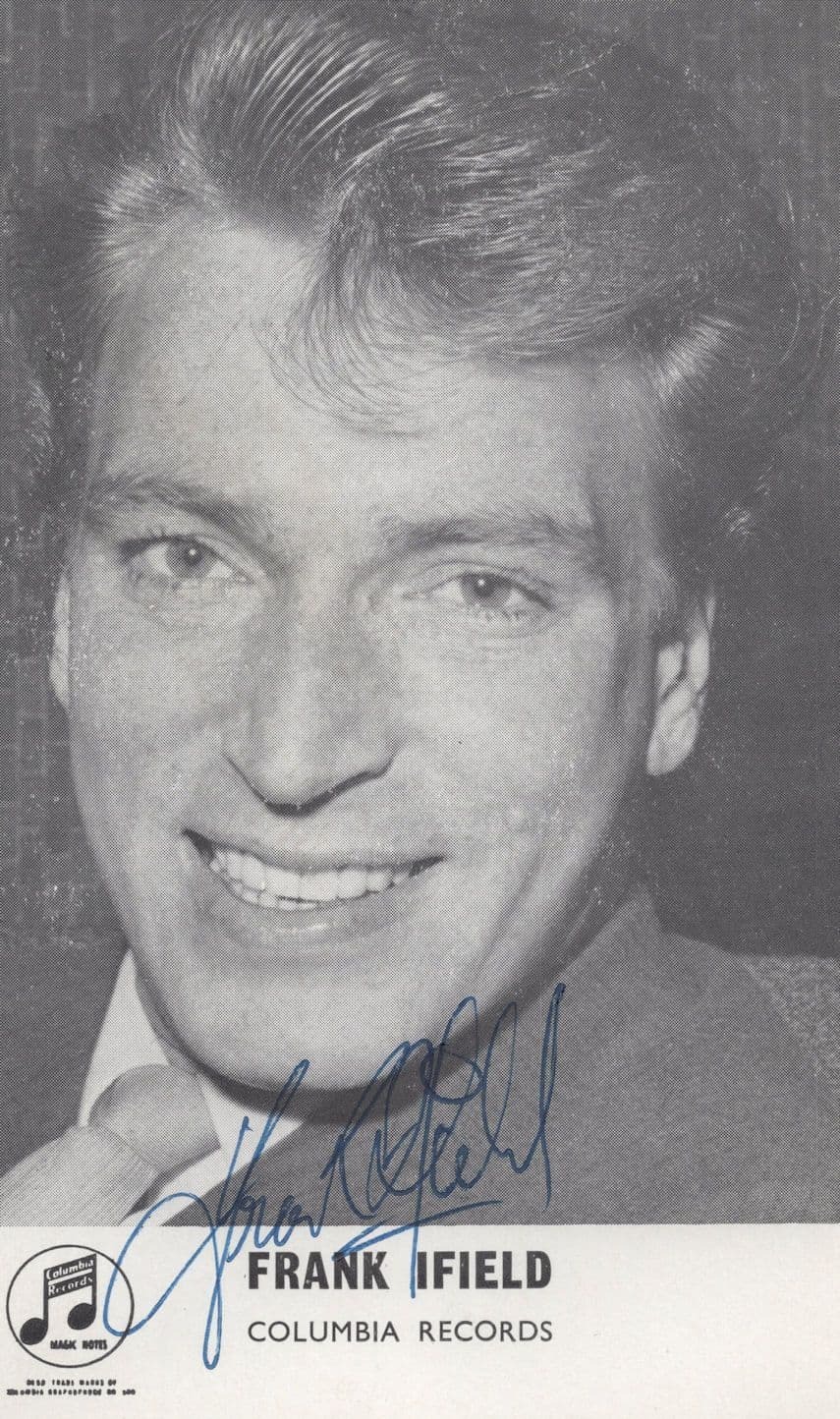 Frank Ifield Yodeller 1960s Columbia Records Hand Signed Photo | Topics ...