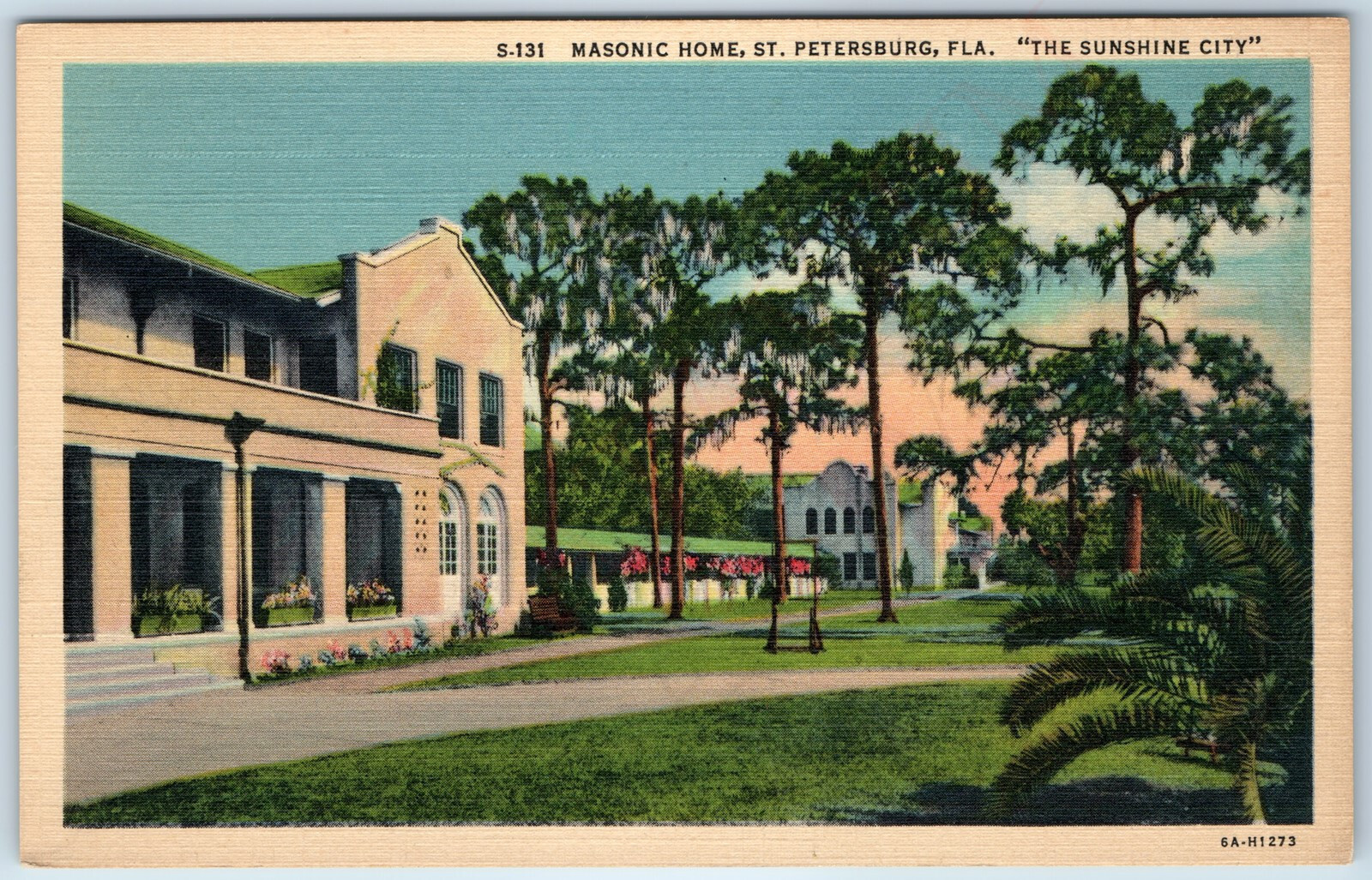 1936 St. Petersburg, Fla. Masonic Home Freemasonry Freemason Mason ...