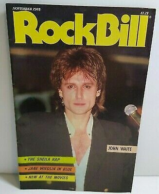 RockBill Magazine John Waite Sheila E Jane Wiedlin MTV Rocky Nov 1985 ...