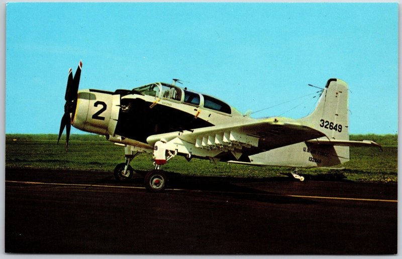 Airplane Douglas A-IE Skyraider Used by The US Navy AD-5 Aircraft ...
