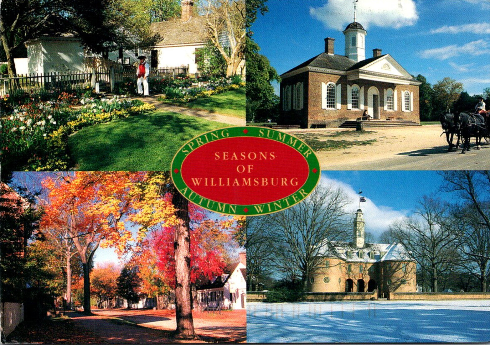 Virginia Williamsburg Showing The Four Seasons | United States ...