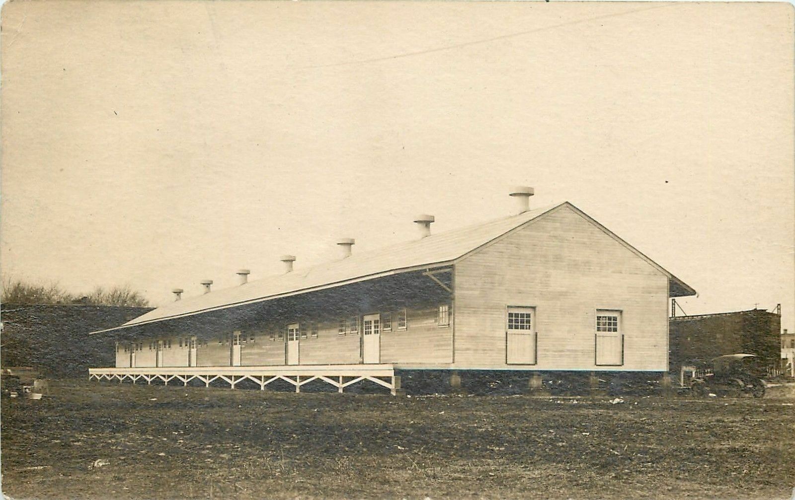 Loading Dock? Sepia Real Photo Postcard~Railroad Box Car~1920s Model ...