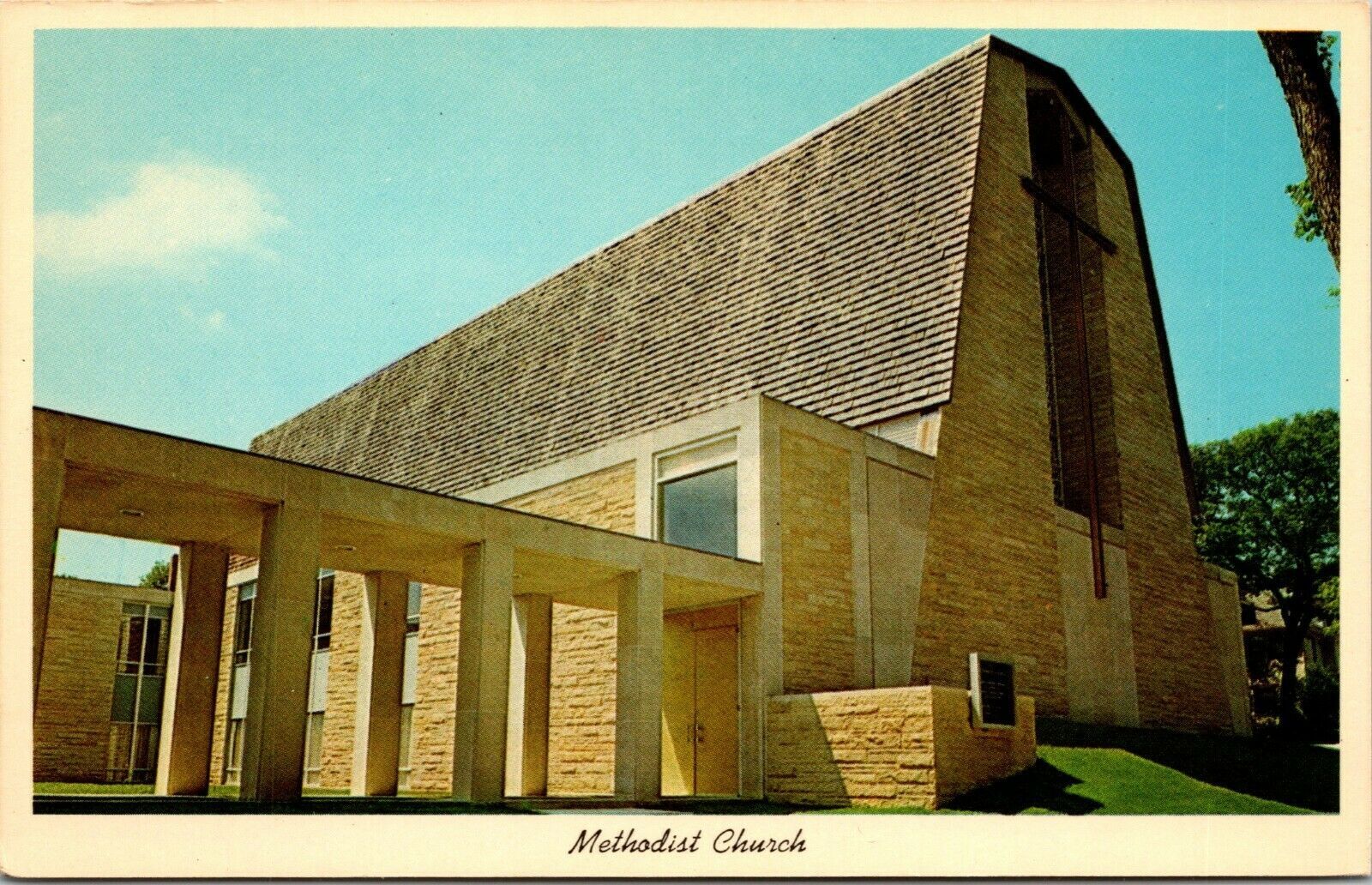 Vintage 1960's Methodist Church Christ United Rochester Minnesota MN ...