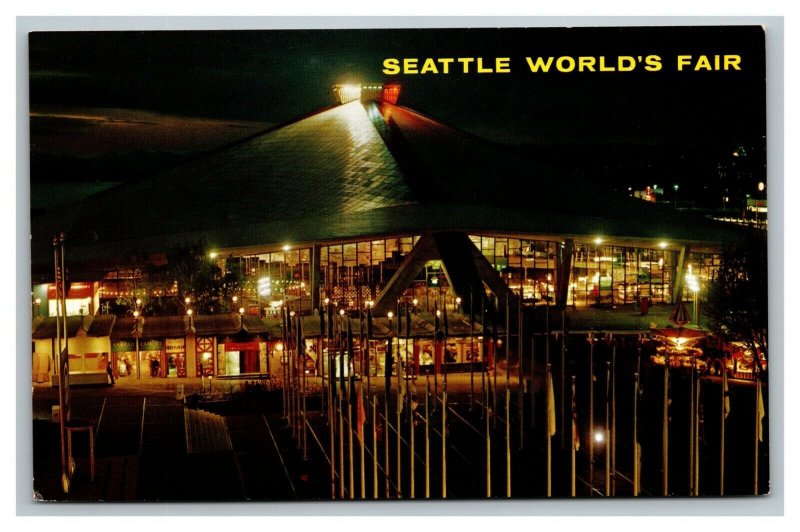 Vintage 1962 Postcard Coliseum Building at the Seattle World's Fair ...