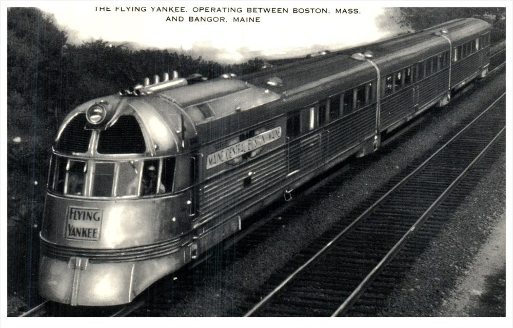 Flying Yankee Locomotive built 1935 by B and M no 6000 | Topics ...