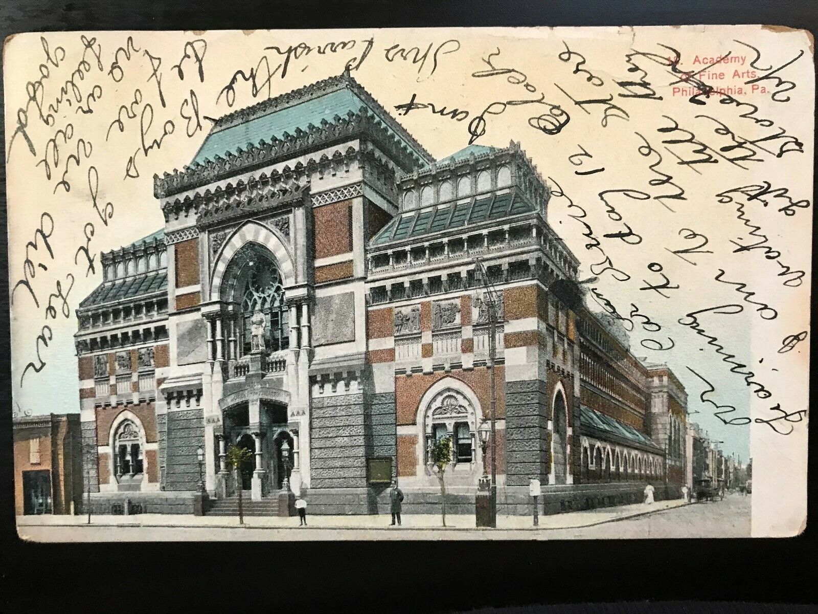 Vintage Postcard 1908 Academy of Fine Arts Philadelphia PA | United ...