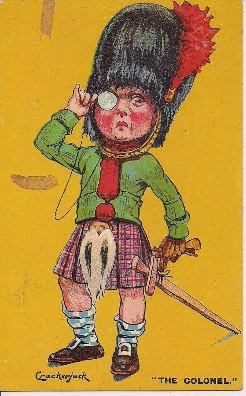 Scotland UK, Military Comic, "The Colonel", Artist Signed Crackerjack ...