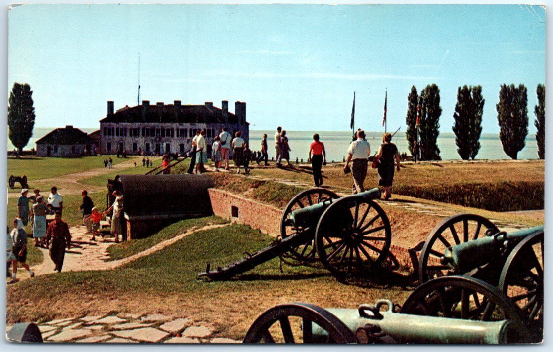 Historic Old Fort Niagara showing French Castle and Bake House ...