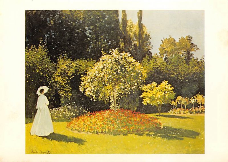 Artist Claude Monet Artist Claude Monet, Lady In The Garden | Topics ...