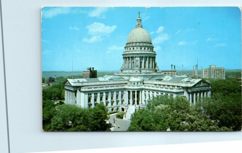 Postcard - Outstanding view of the State Capitol - Madison, Wisconsin ...