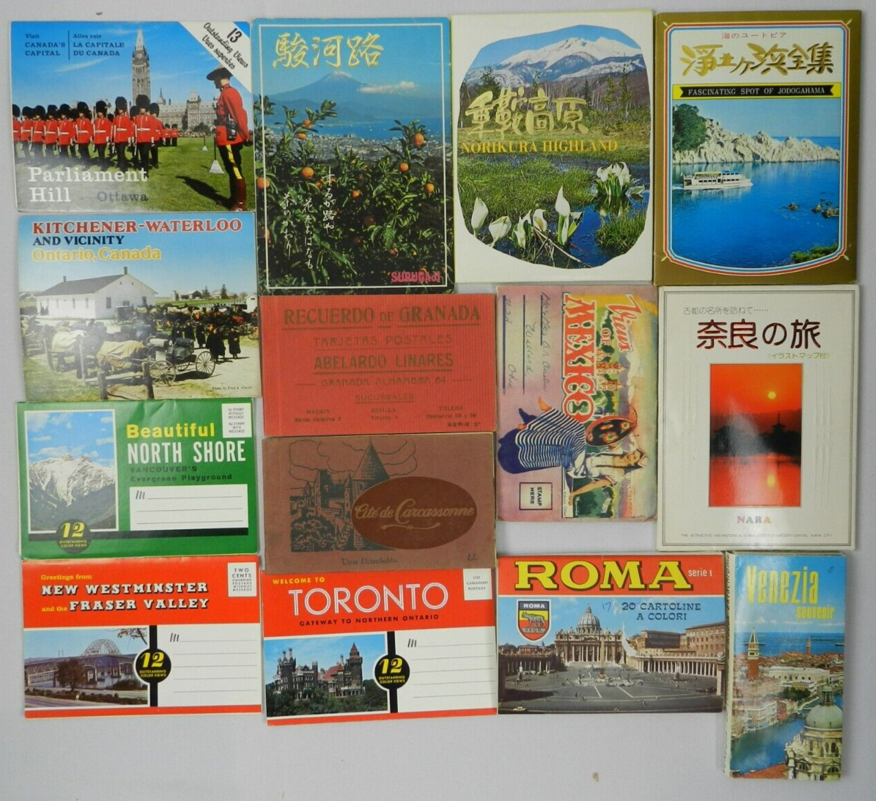 Huge Lot 200+ Postcard Souvenir International Foldouts from Delhi ...