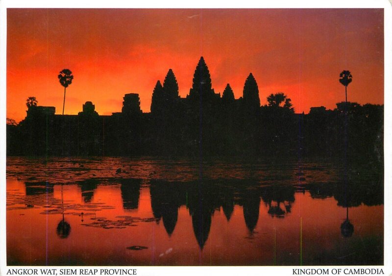 Kingdom of Cambodia Angkor Wat lot of 6 continental size scenic ...