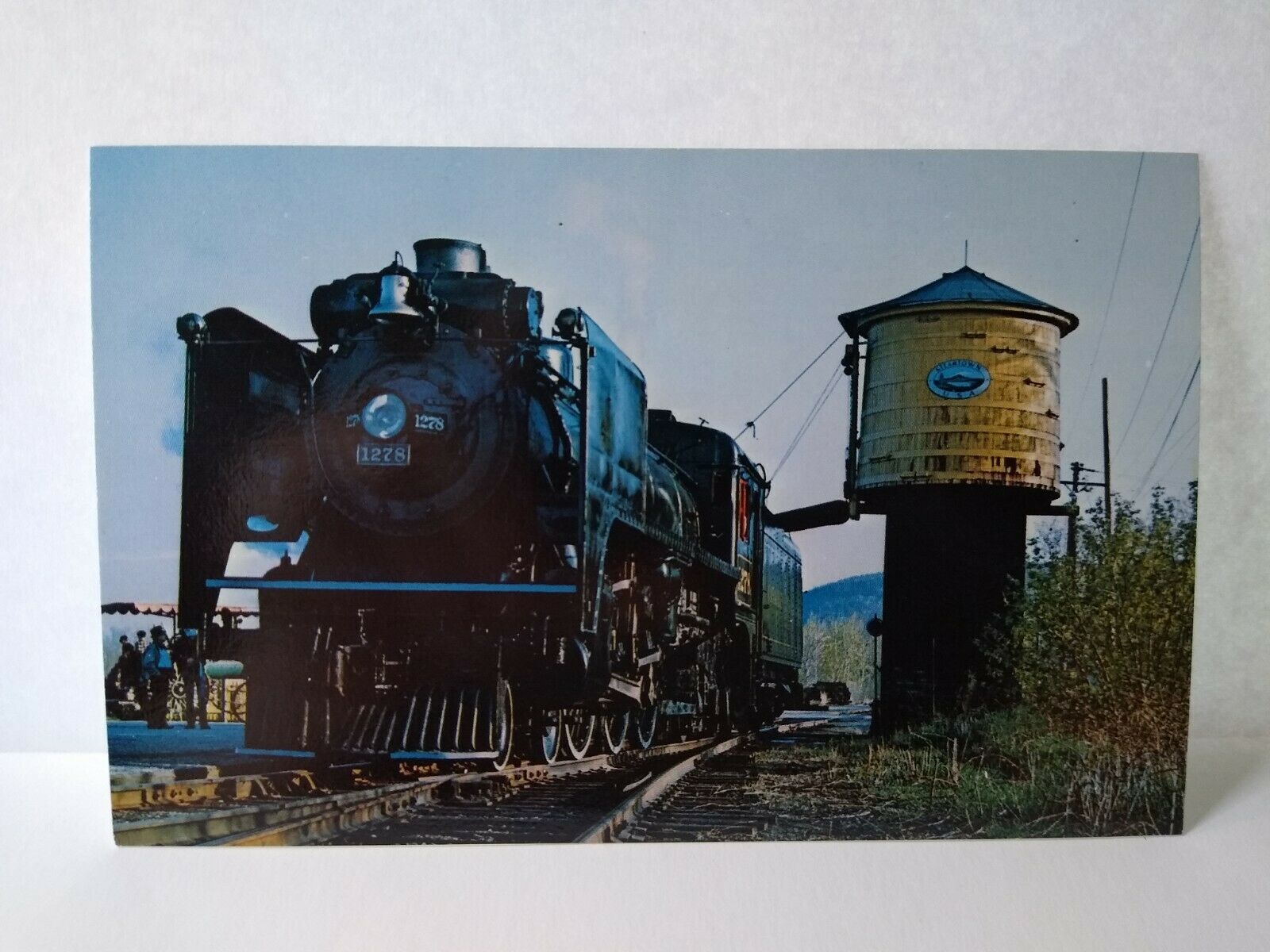 Railroad Postcard Steamtown USA 1278 Locomotive Train Audio Visual ...