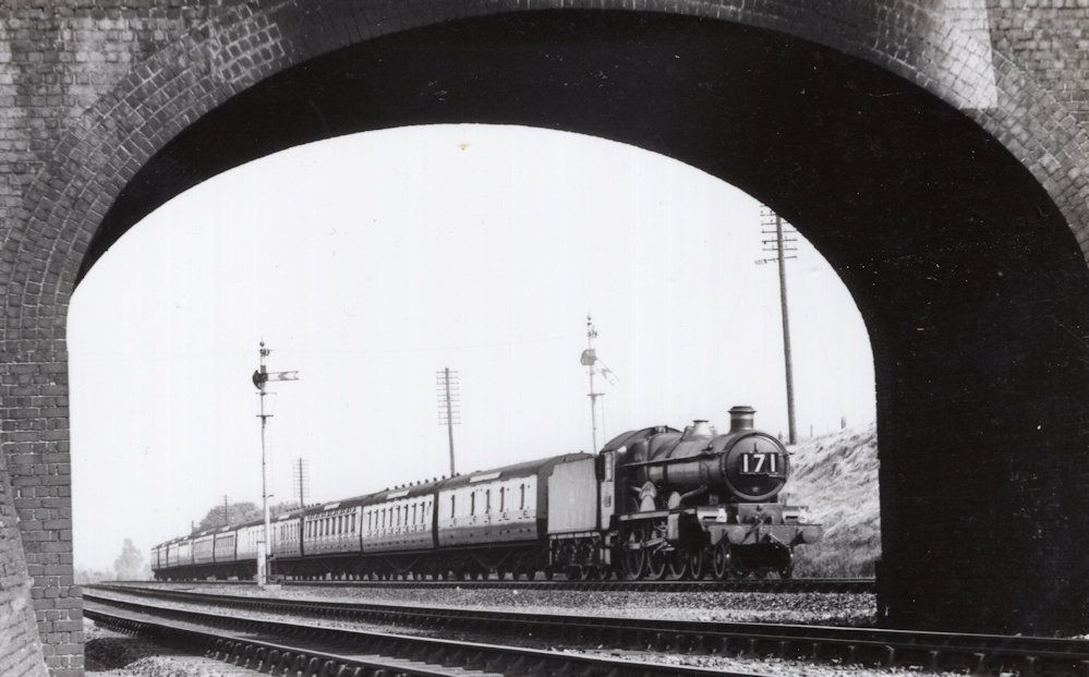 GWR No 5089 Westminster Abbey CB Collett Train Old Real Photo Postcard ...