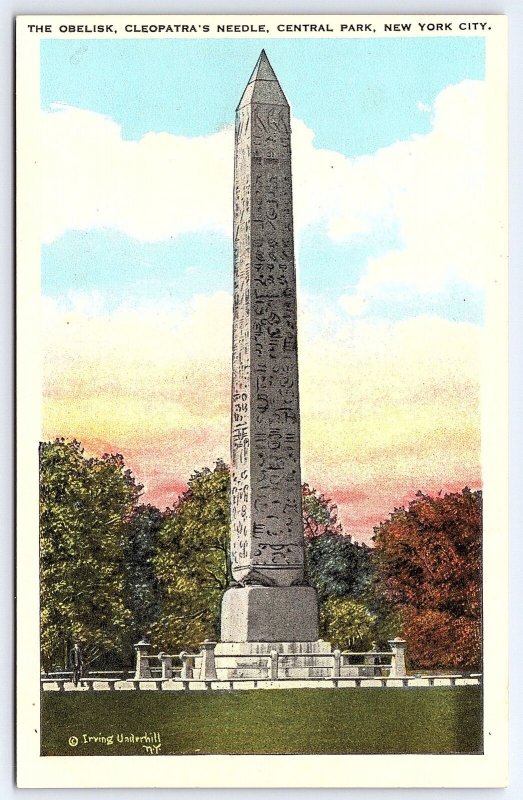 The Obelisk Cleopatra's Needle Central Park New York City NYC Monument ...