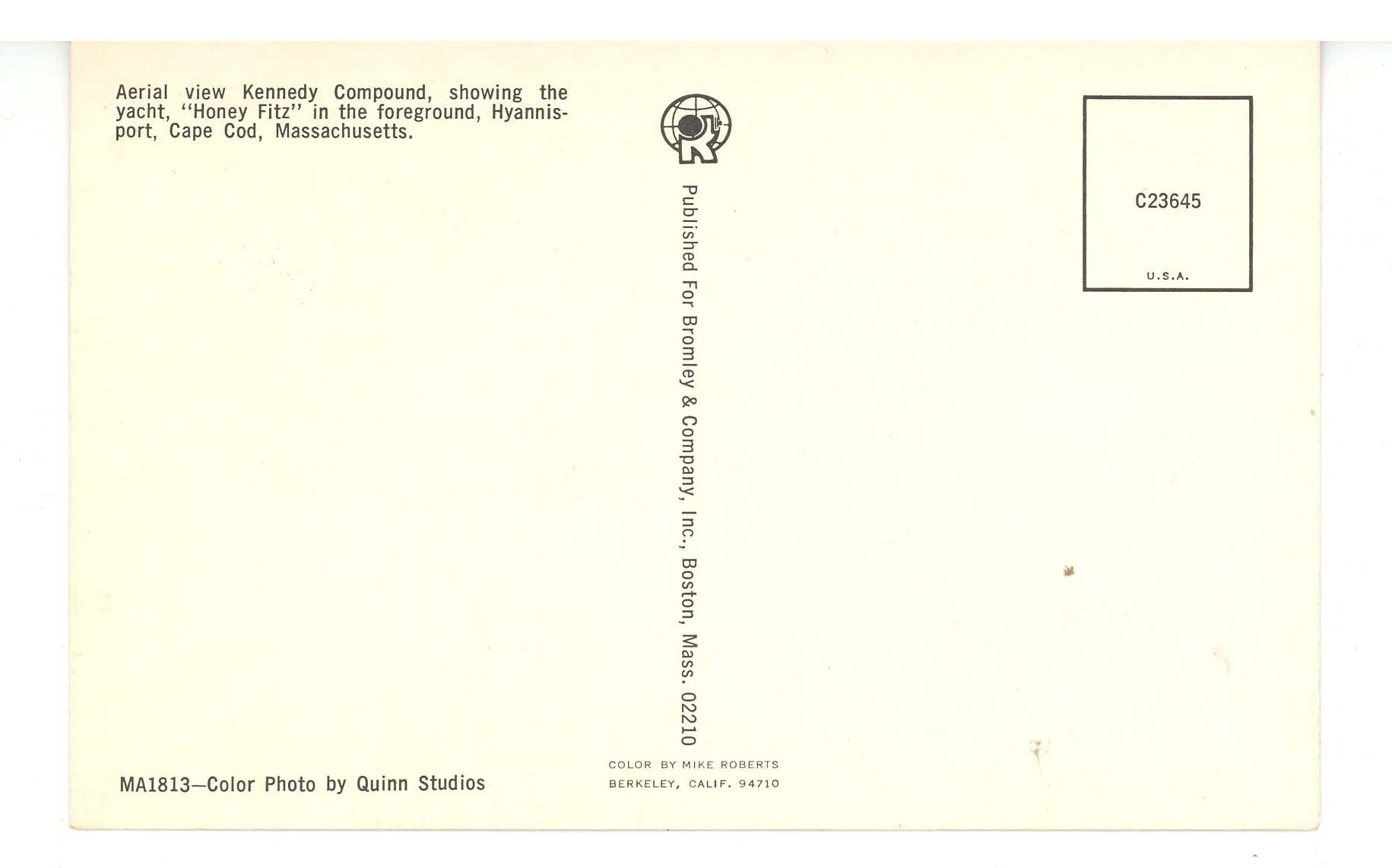 MA - Cape Cod, Hyannisport. Aerial View of the Kennedy Compound ...