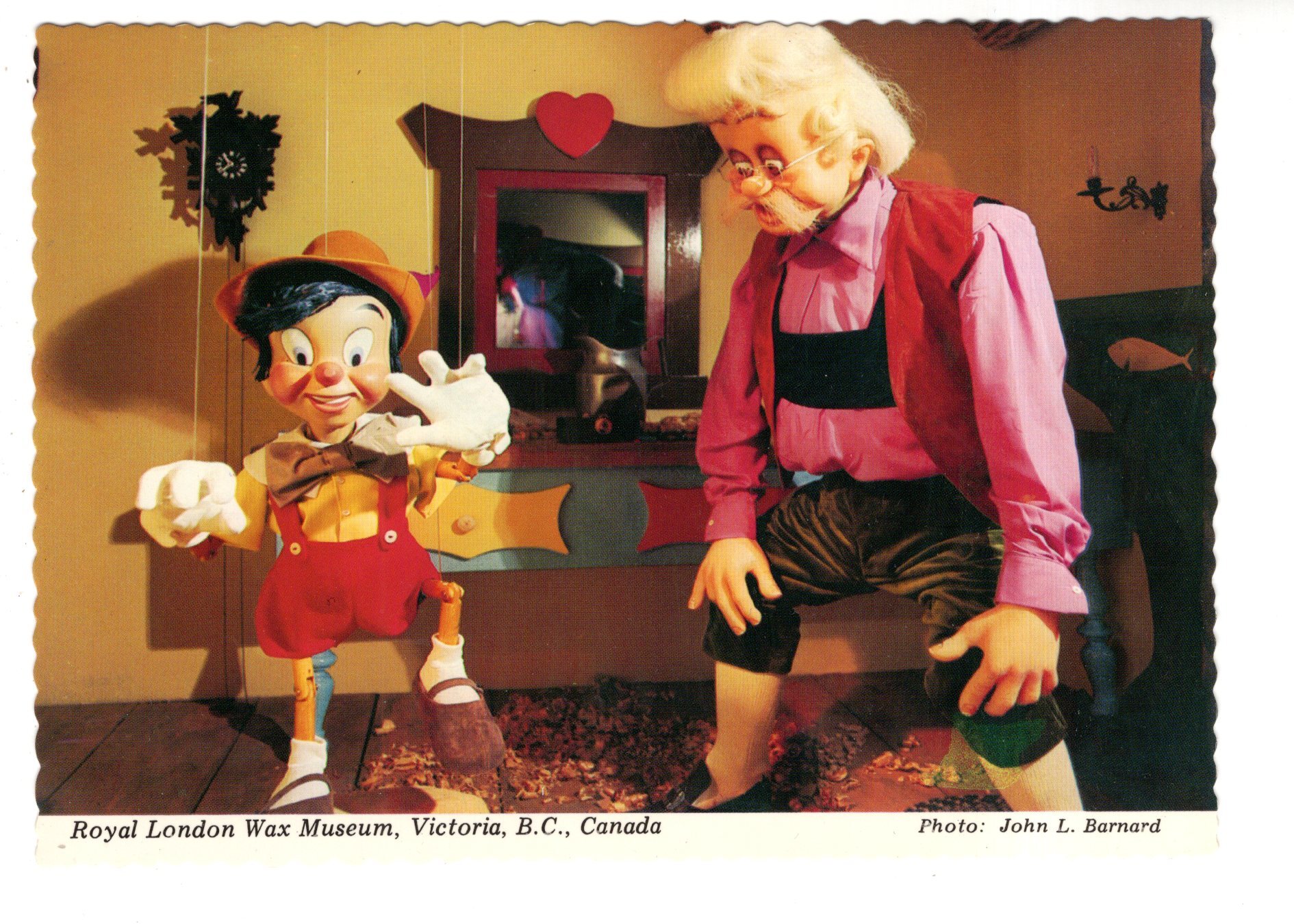 Pinocchio, Gepettos Workshop, Royal London Wax Museum Victoria, British ...