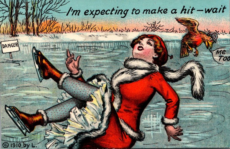 Humour Ice Skating I'm Expecting To Make A Hit | Topics - Humour ...