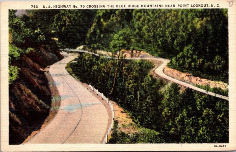 North Carolina U S Highway No 70 Crossing The Blue Ridge Mountains ... North Carolina U S Highway No 70 Crossing The Blue Ridge Mountains ...