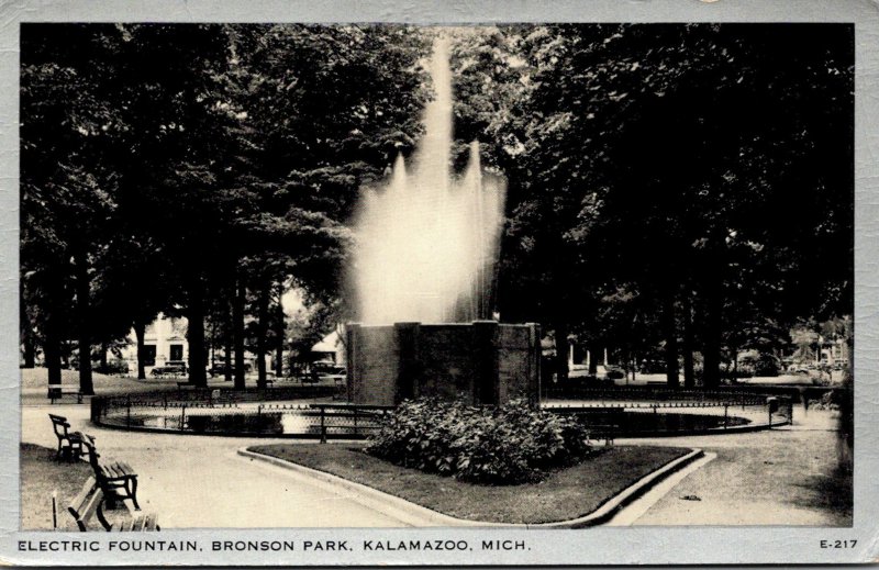Michigan Kalamazoo Bronson Park The Electric Fountain | United States ...