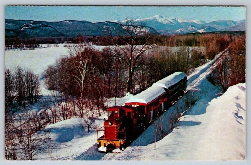 Conway Scenic Railroad Passenger Train, Winter, North Conway NH, 1977 ...