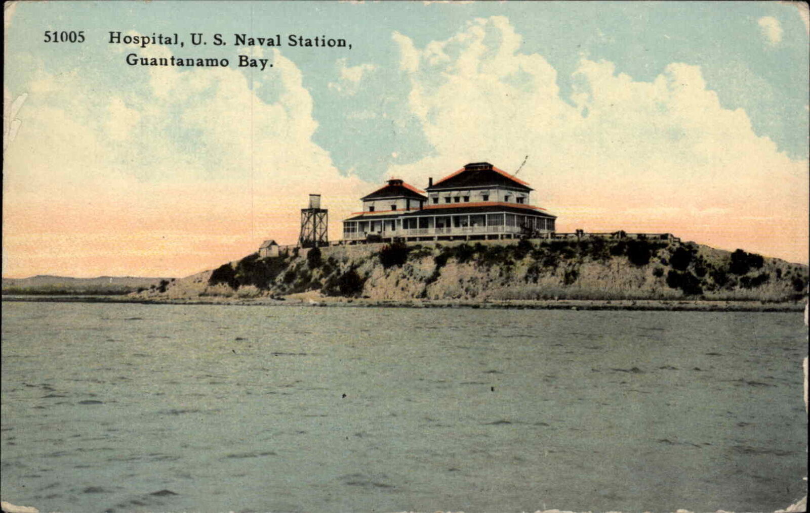 Guantanamo Bay Cuba U.S. Naval Station Hospital c1910 Vintage Postcard ...