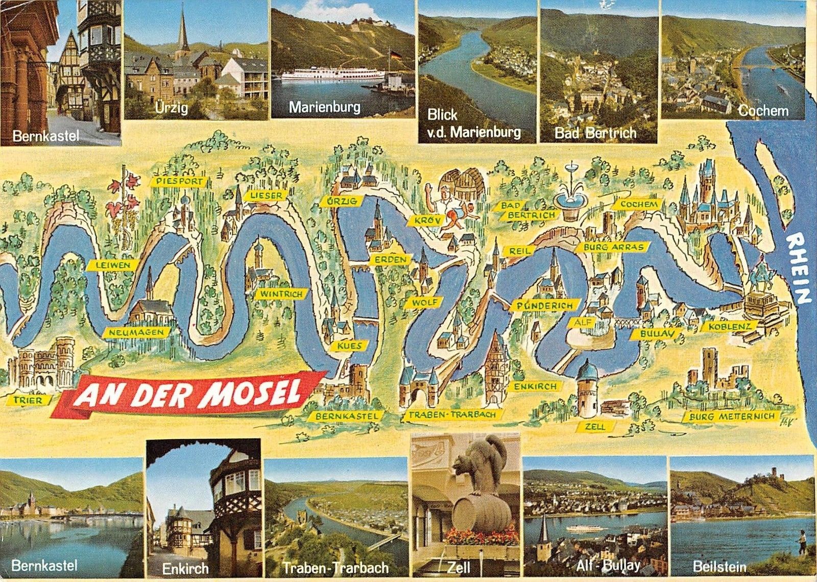 BT11200 an der mosel map cartes geographiques 1 2 3 | Topics ...