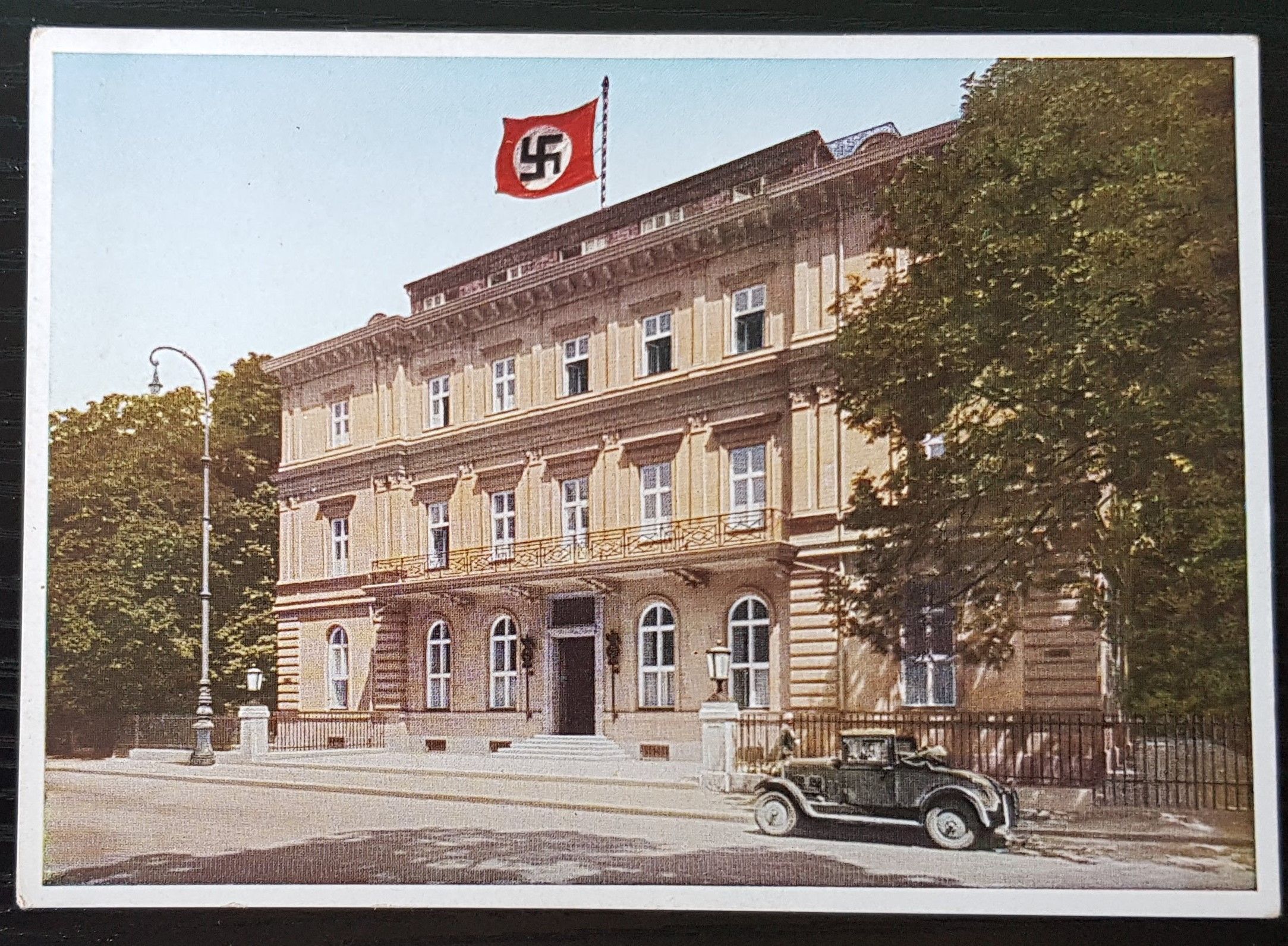 Germany Third 3rd Reich Original Card HQ of the Nsdap 'The Brown House ...