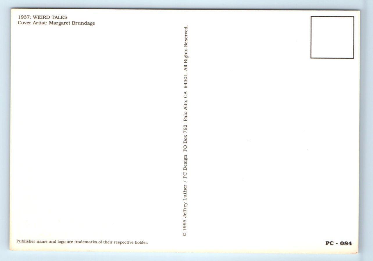 WEIRD TALES Repro Pulp Magazine Art RISQUE MARGARET BRUNDAGE 4"x6 ...