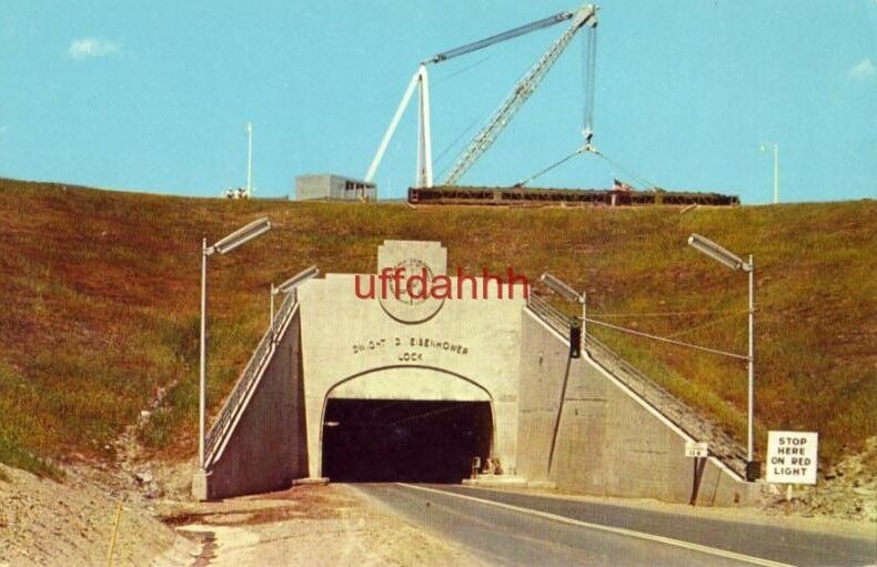 Tunnel Under Dwight D. Eisenhower Lock, ST. Lawrence River Seaway ...