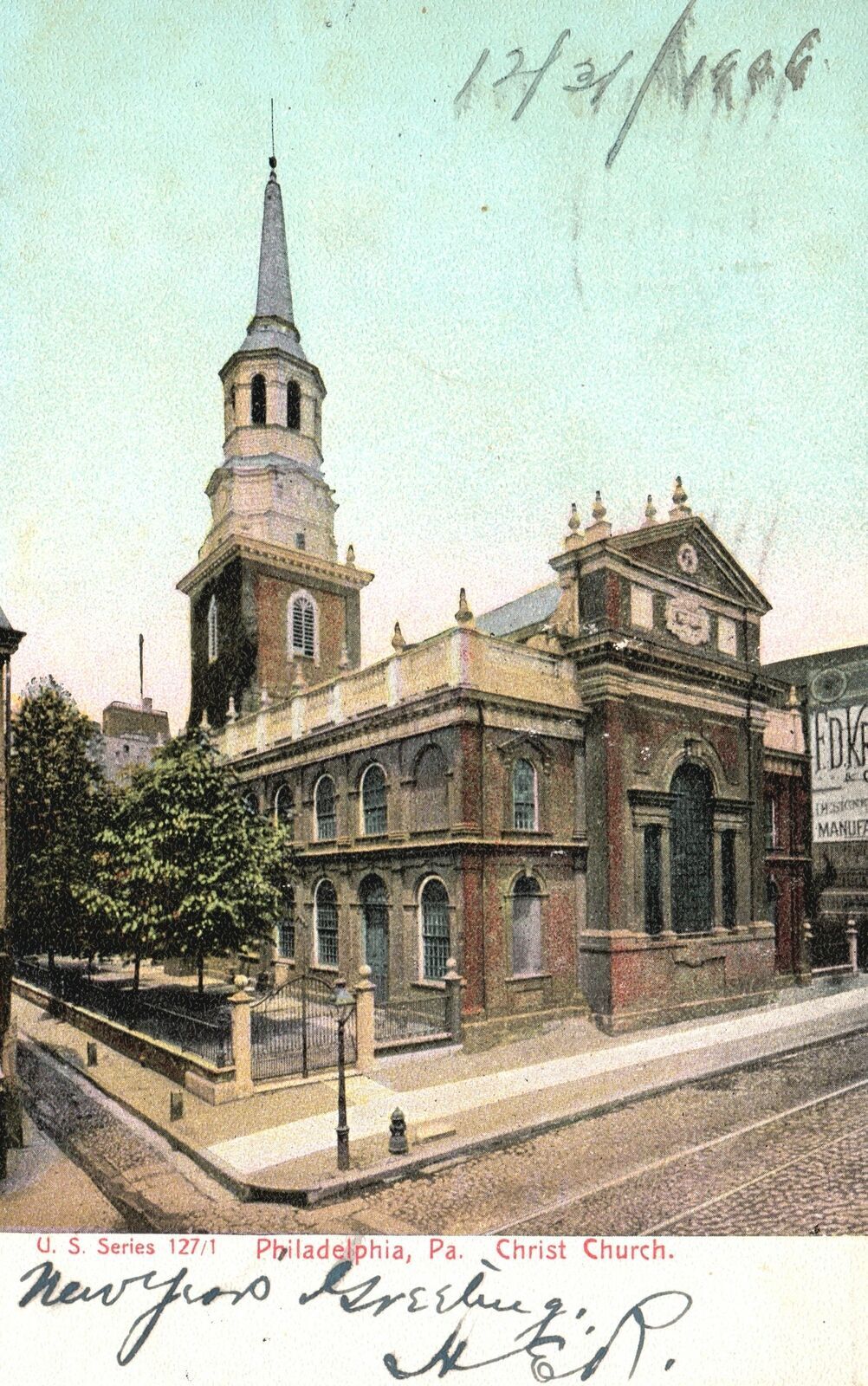 Vintage Postcard 1906 View of Christ Church Philadelphia Pennsylvania ...