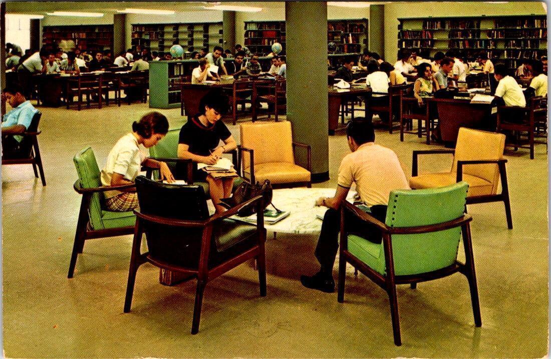 Mayaguez, Puerto Rico STUDENTS~LIBRARY College of Agriculture~Mech Arts ...