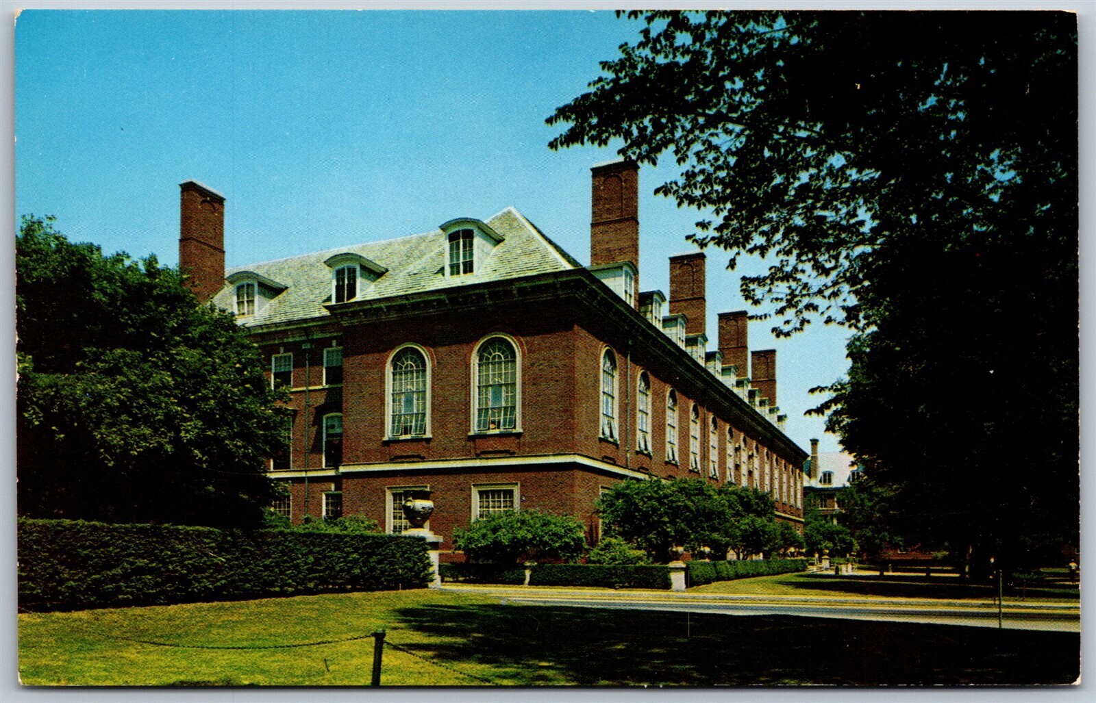 Vtg Champaign Urbana IL University Of Illinois The Library 1950s View ...