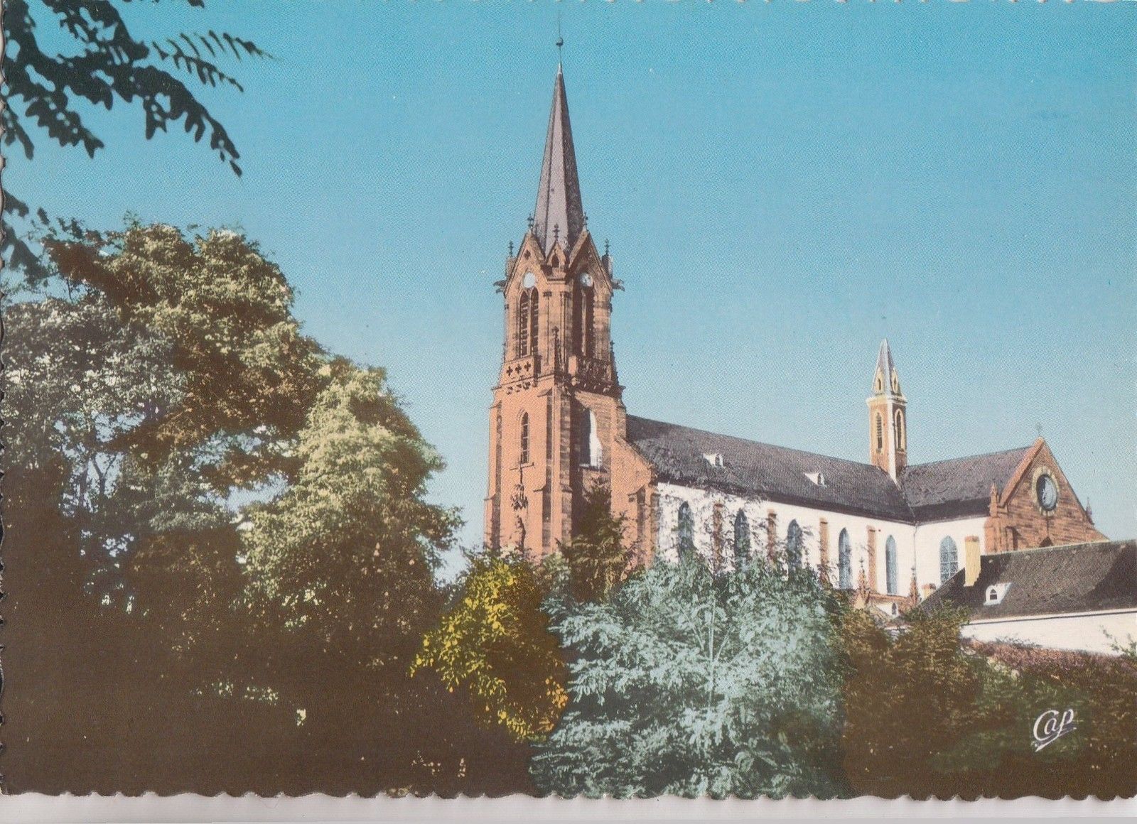 BF24760 marienthal b r la basilique france front/back image | Europe ...