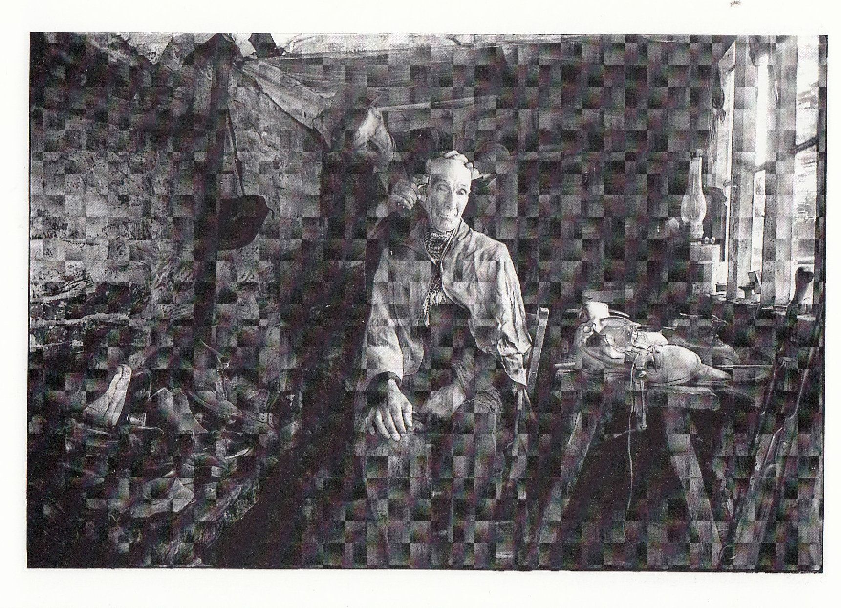 Hedgecutter Has Haircut By Postman In WW2 1944 Barber RPC Postcard ...