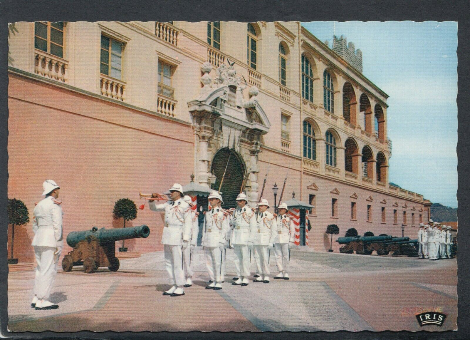 Monaco Postcard-La Releve De La Garde Princiere Devant Le Palais Du ...