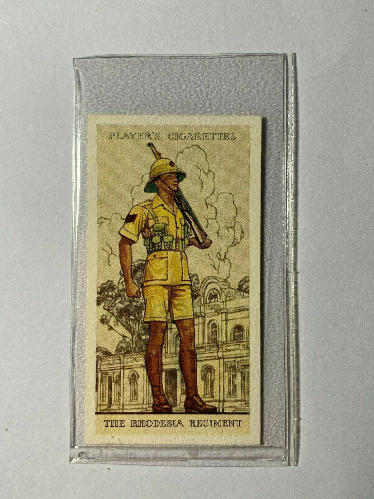 Cigarette Card - Players Military Uniforms #05 the Rhodesia Regiment ...