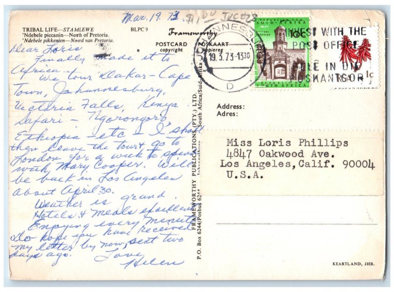 1973 Kids in the Street Tribal Life North of Pretoria South Africa ...