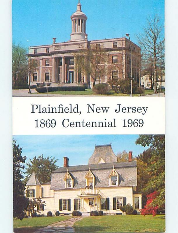 Unused 1969 CITY HALL AT CENTENNIAL Plainfield New Jersey NJ hn4173 ...