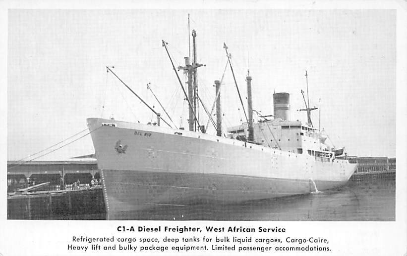 Diesel Freighter Del Rio Delta Line Ship Unused | Topics - Other ...