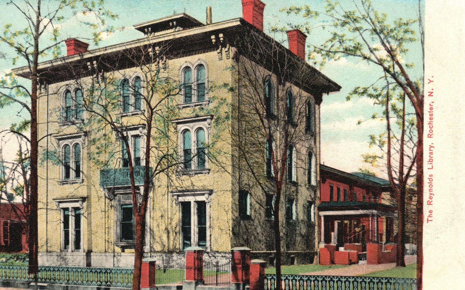 Vintage Postcard 1910's The Reynold Library Rochester New York N.Y ...
