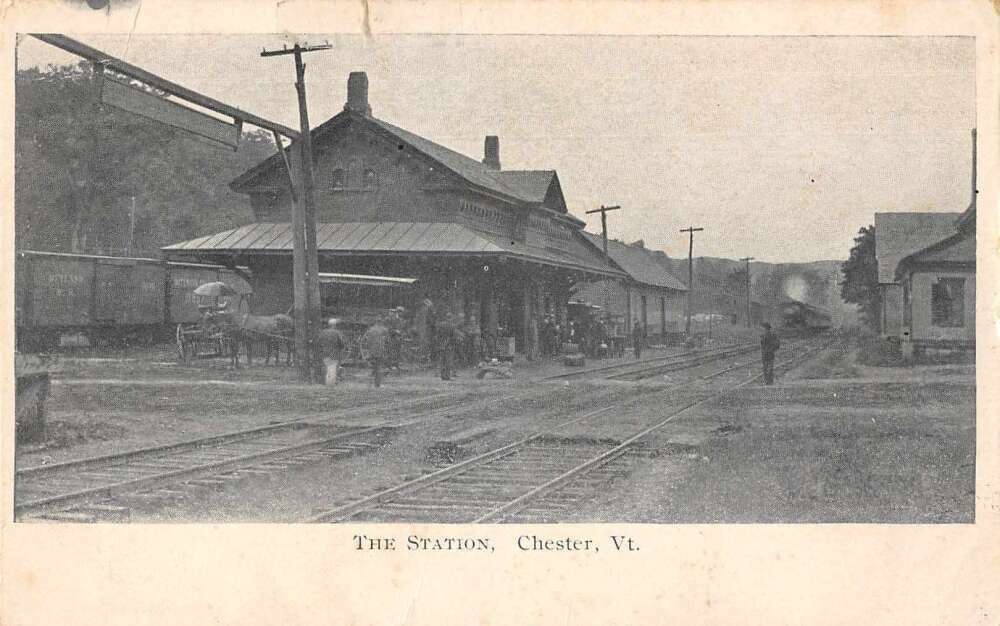 Chester Vermont Train Station Vintage Postcard AA12219 | Europe ...
