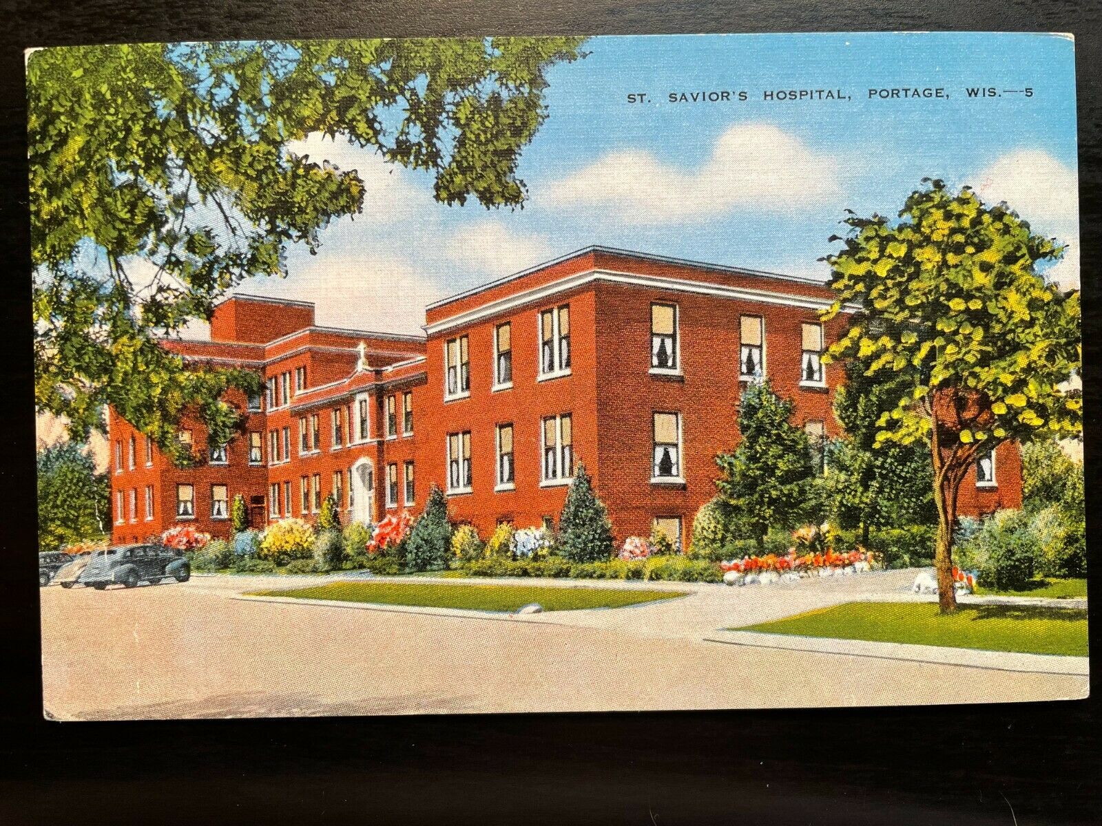Vintage Postcard 1930-1945 St. Savior's Hospital Portage Wisconsin ...